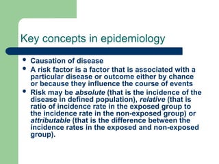 EPIDEMIOLOGY POWERPOINT power point pptd | PPT