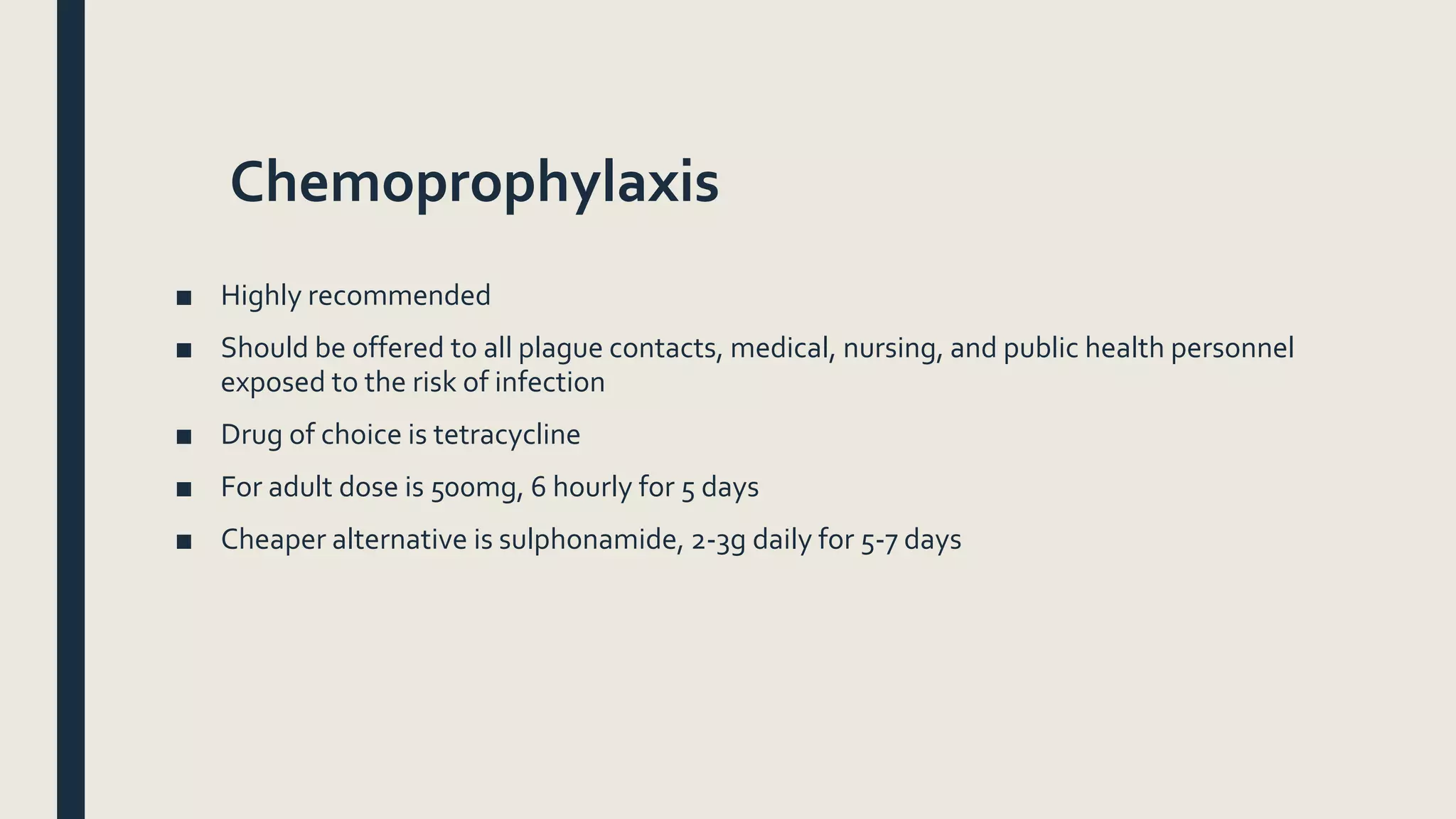 Epidemiology, prevention, and control of plague | PPTX