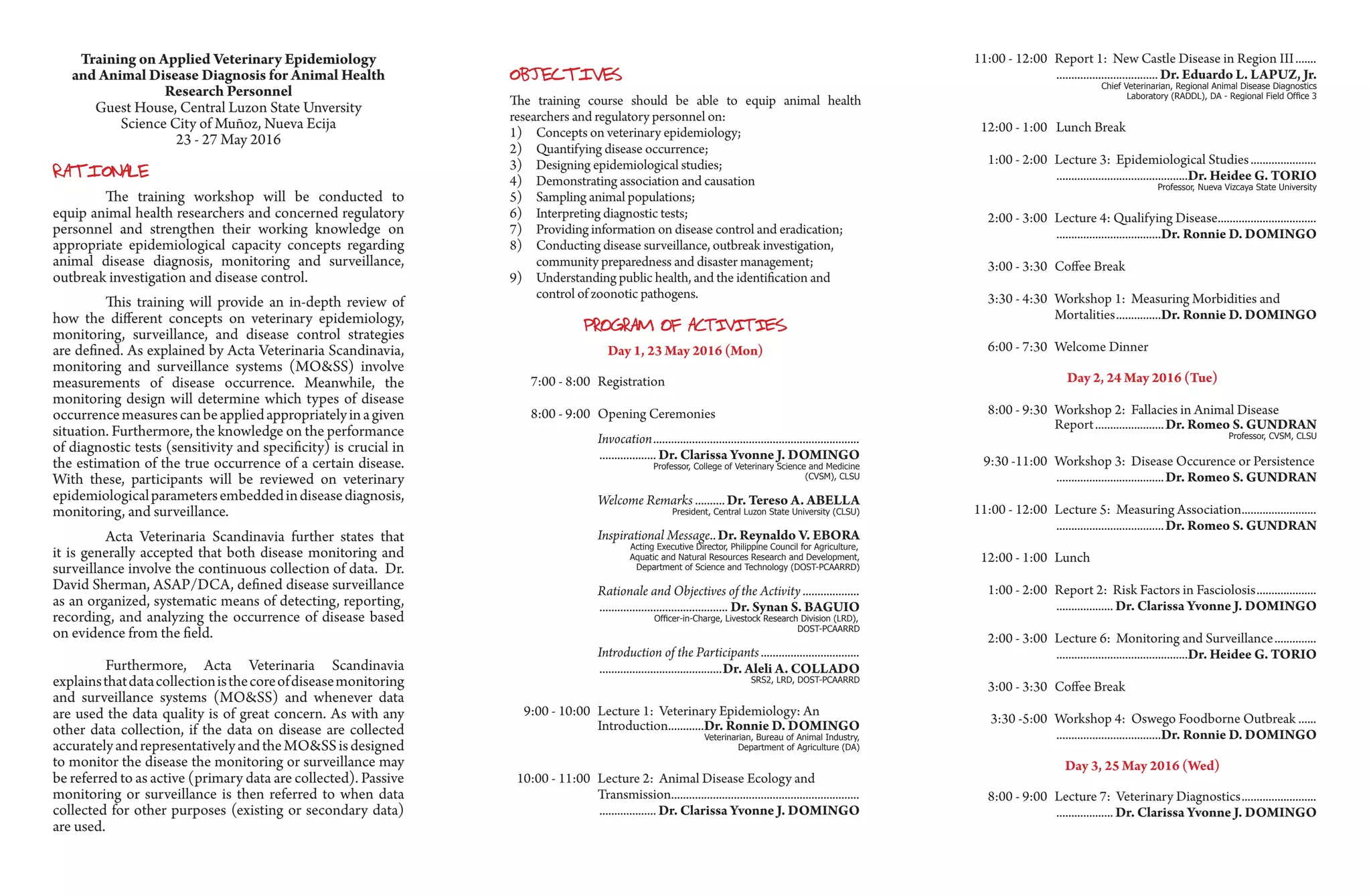 Epidemiology Program | PDF