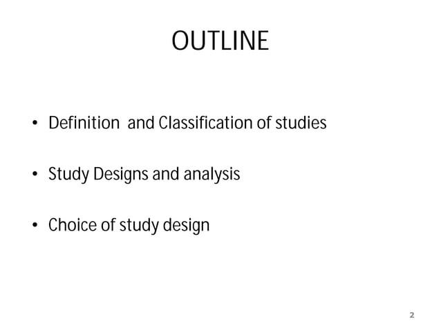 Epidemiology study design | PDF | Healthcare Industry | Industries