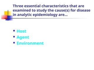INTRODUCTION TO EPIDEMIOLOGY AND FEATURES .ppt