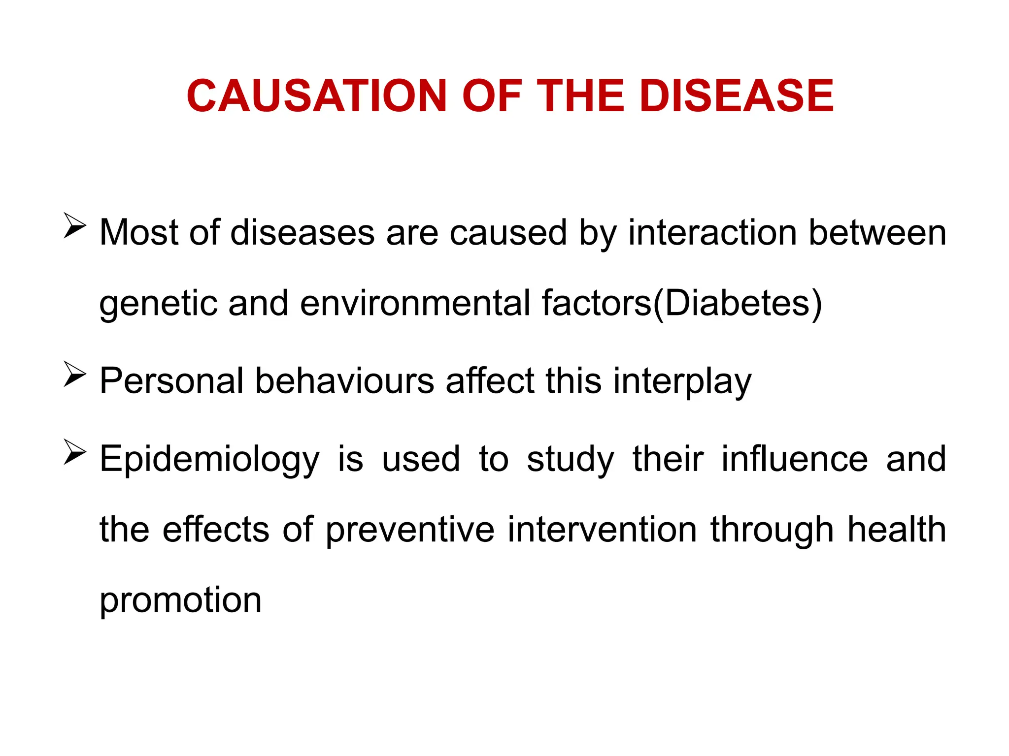 epidemiology use ,models, and definition | PPTX
