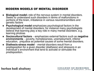 Epidemiology and mental disorder and classification | PPT