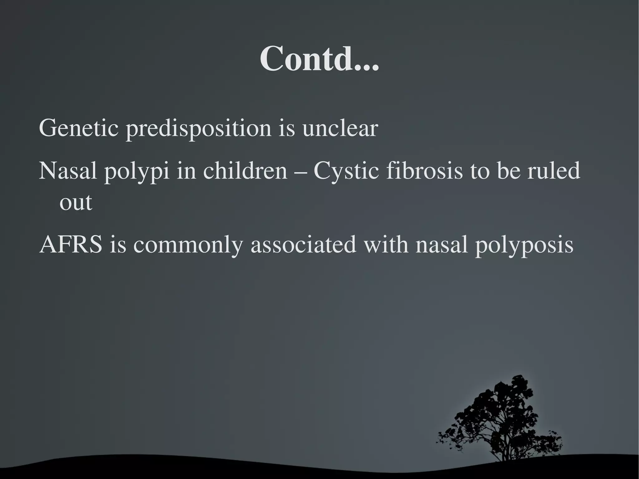 Epidemiology of nasal polypi | PPT