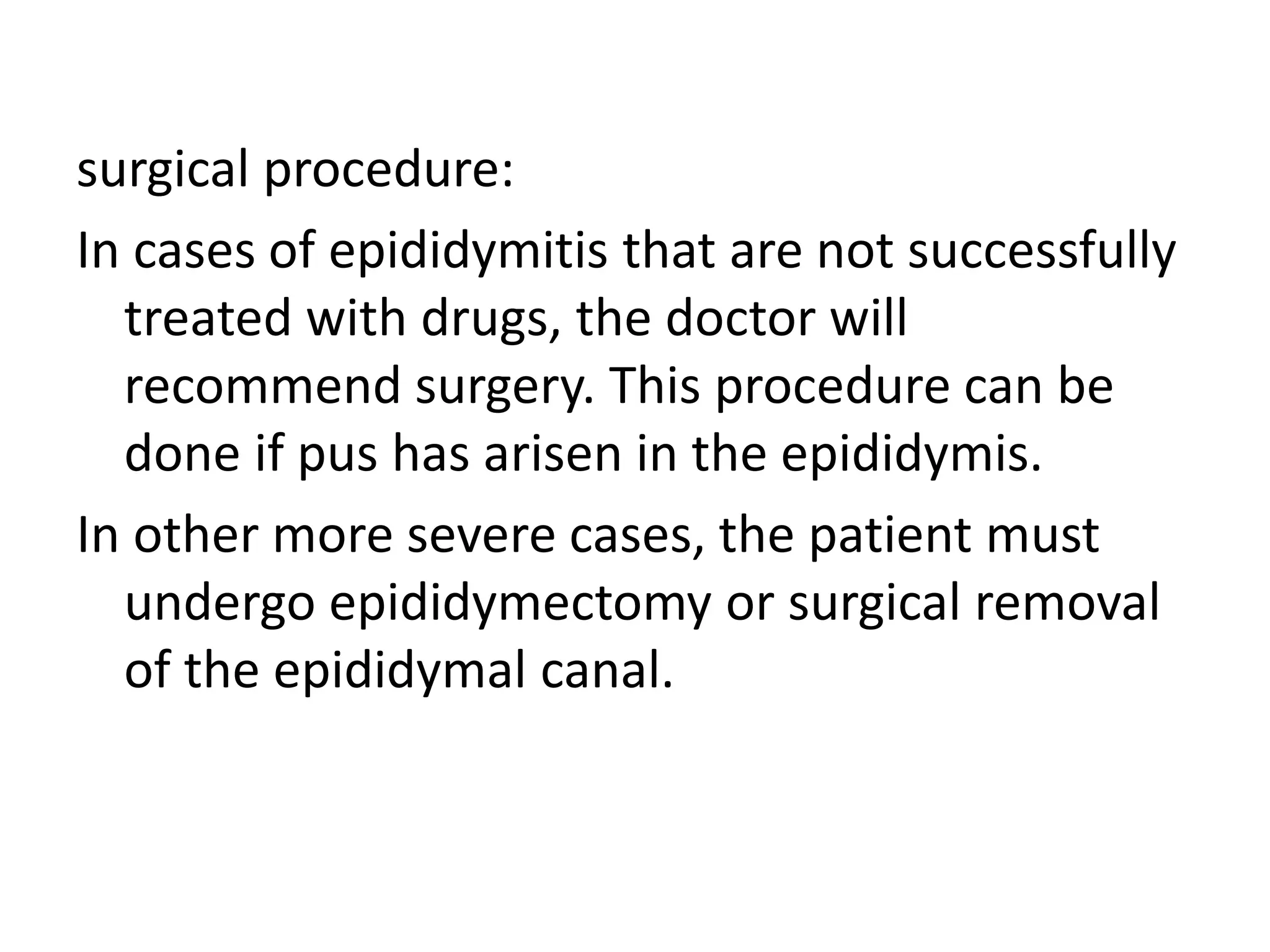 Epididimitis | PPTX