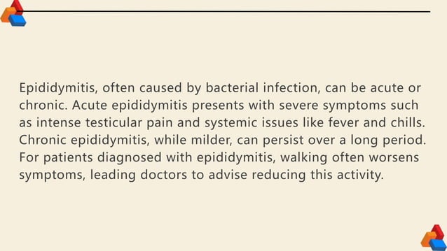 Epididymitis Management- Why Reducing Walking is Crucial.pptx
