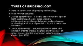 Epidemiology and Community Health | PPTX