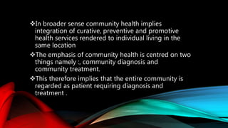 Epidemiology and Community Health | PPTX