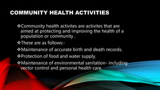Epidemiology and Community Health | PPTX