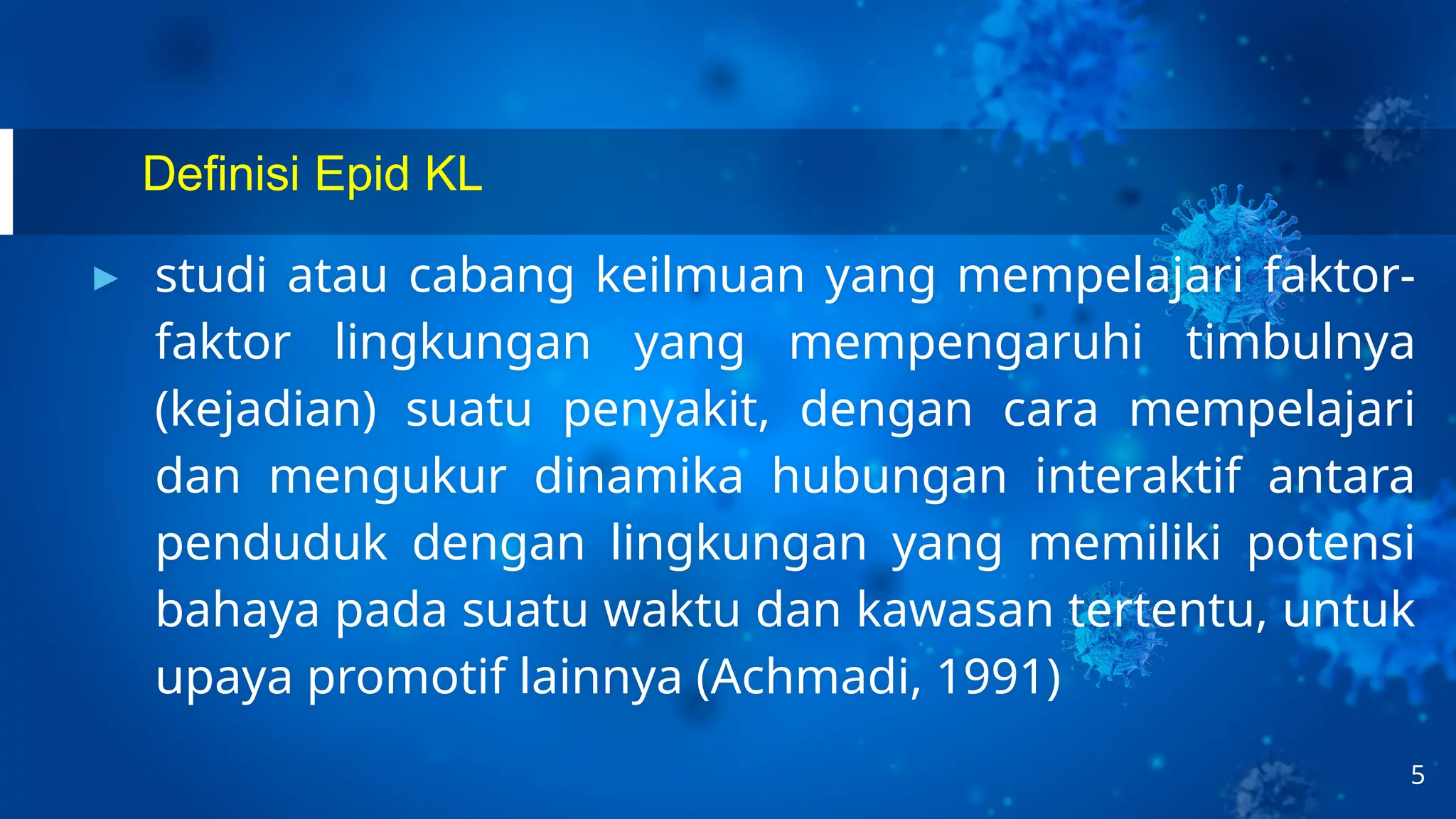 Epid kesehatanling dan Paradigma KL.pptx | Free Download