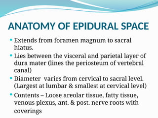 Epidural Anesthesia.................. .pptx