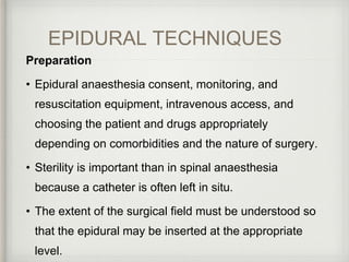 Epidural (1) | PPTX