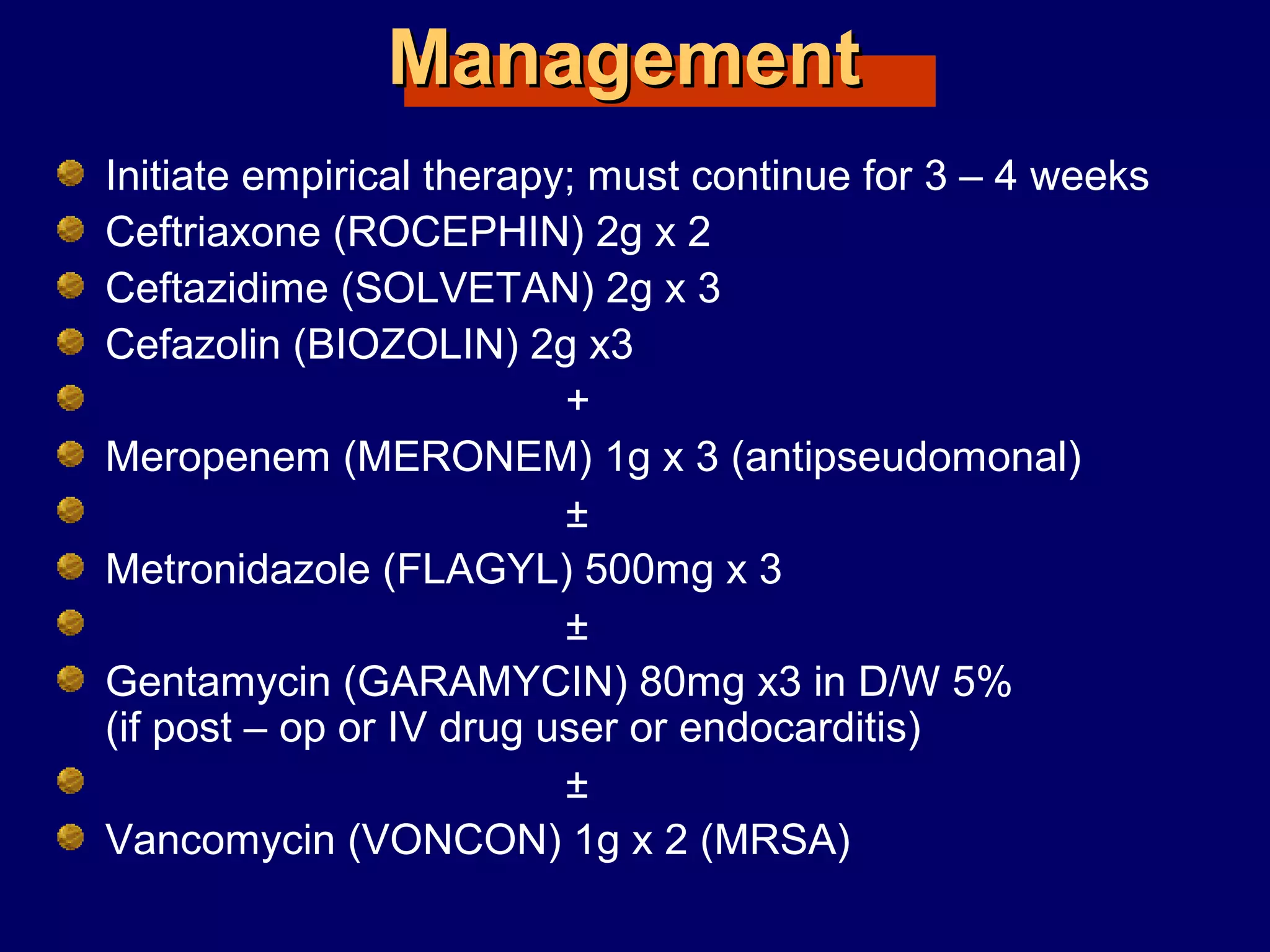 SPINAL EPIDURAL, AND SUBDURAL - INTRAMEDULLAR ABSCESSES | PPT
