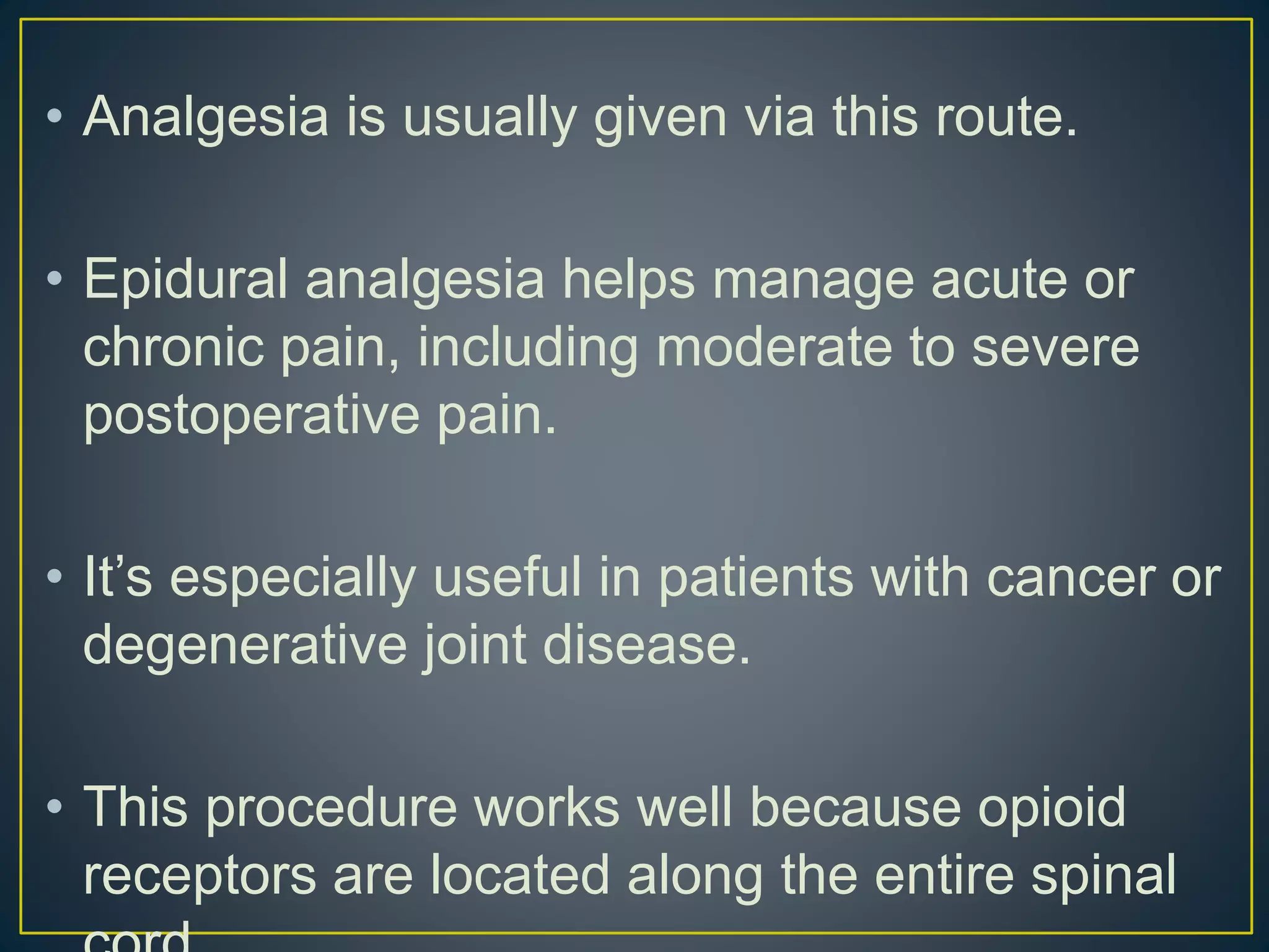 Epidural administration | PPTX
