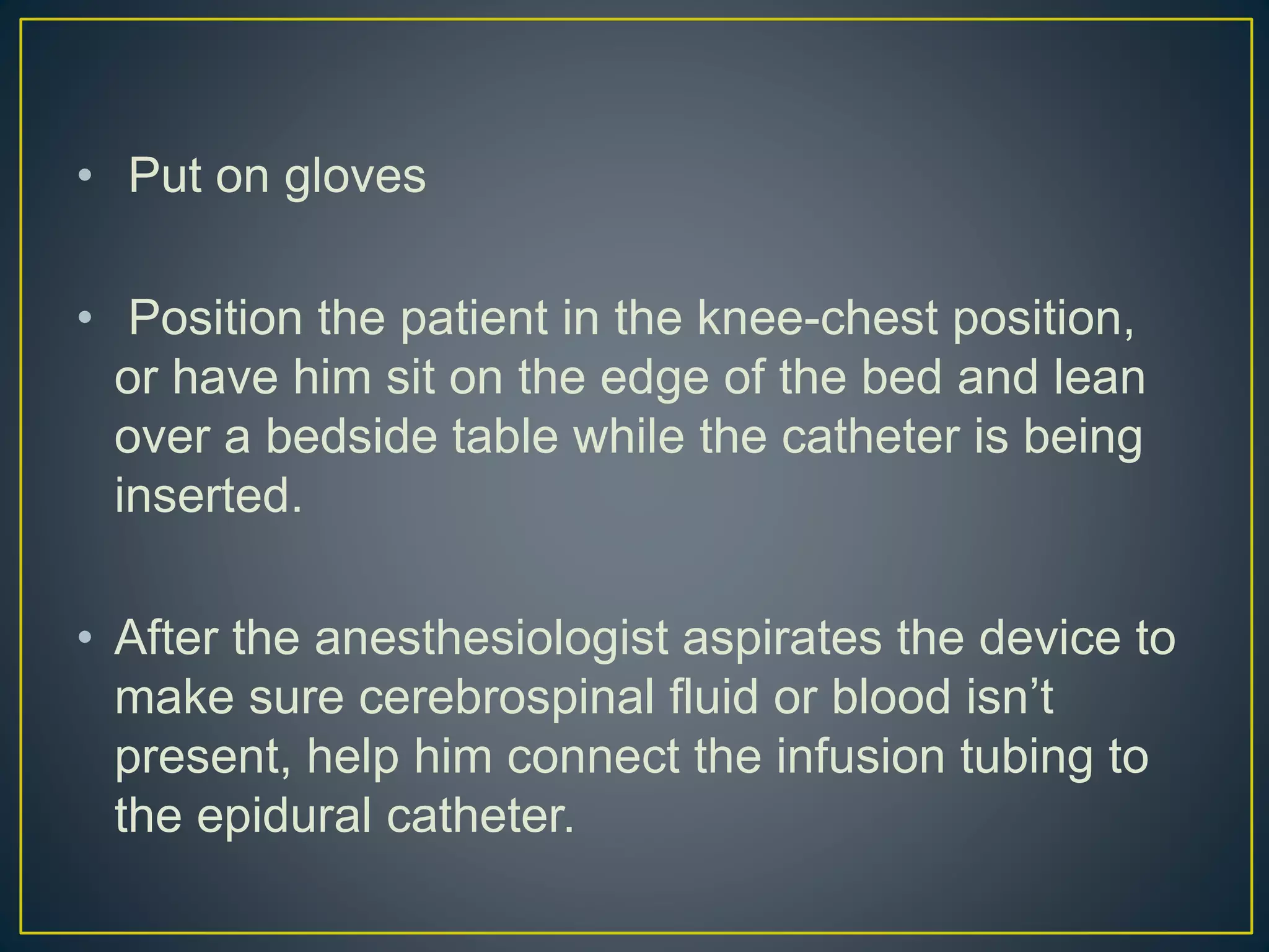 Epidural administration | PPTX
