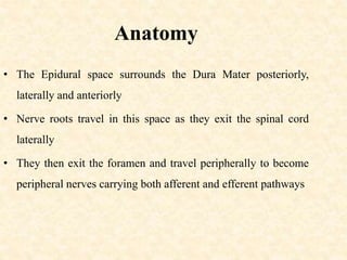 Epidural anaesthesia .pptx