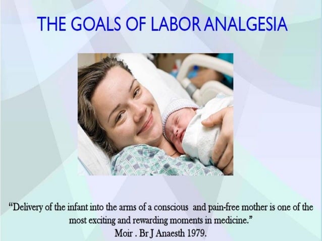 Epidural Analgesia For Labour