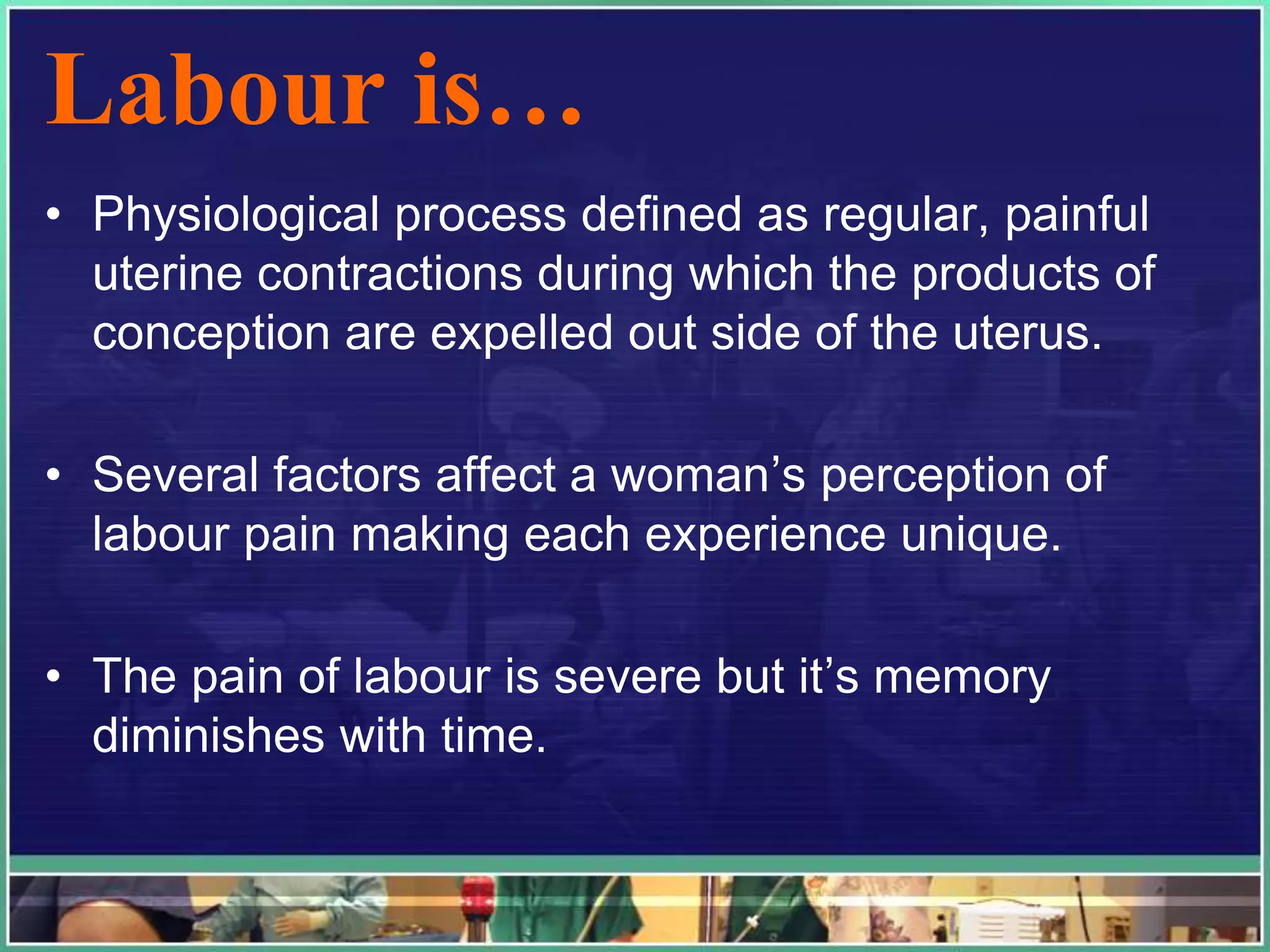 Epidural analgesia for labour pain powerpoint | PPTX