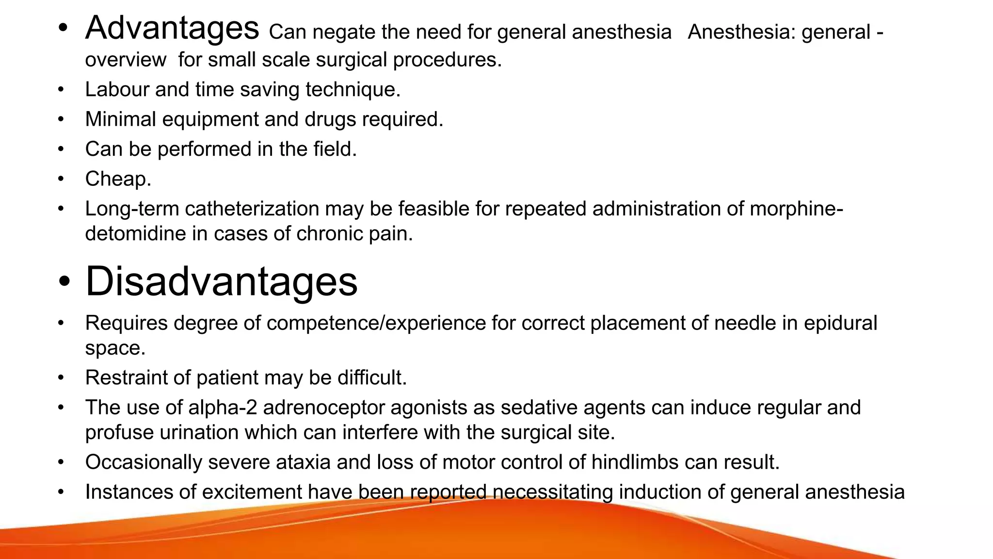 Epidural Anesthesia in Bovine | PPT
