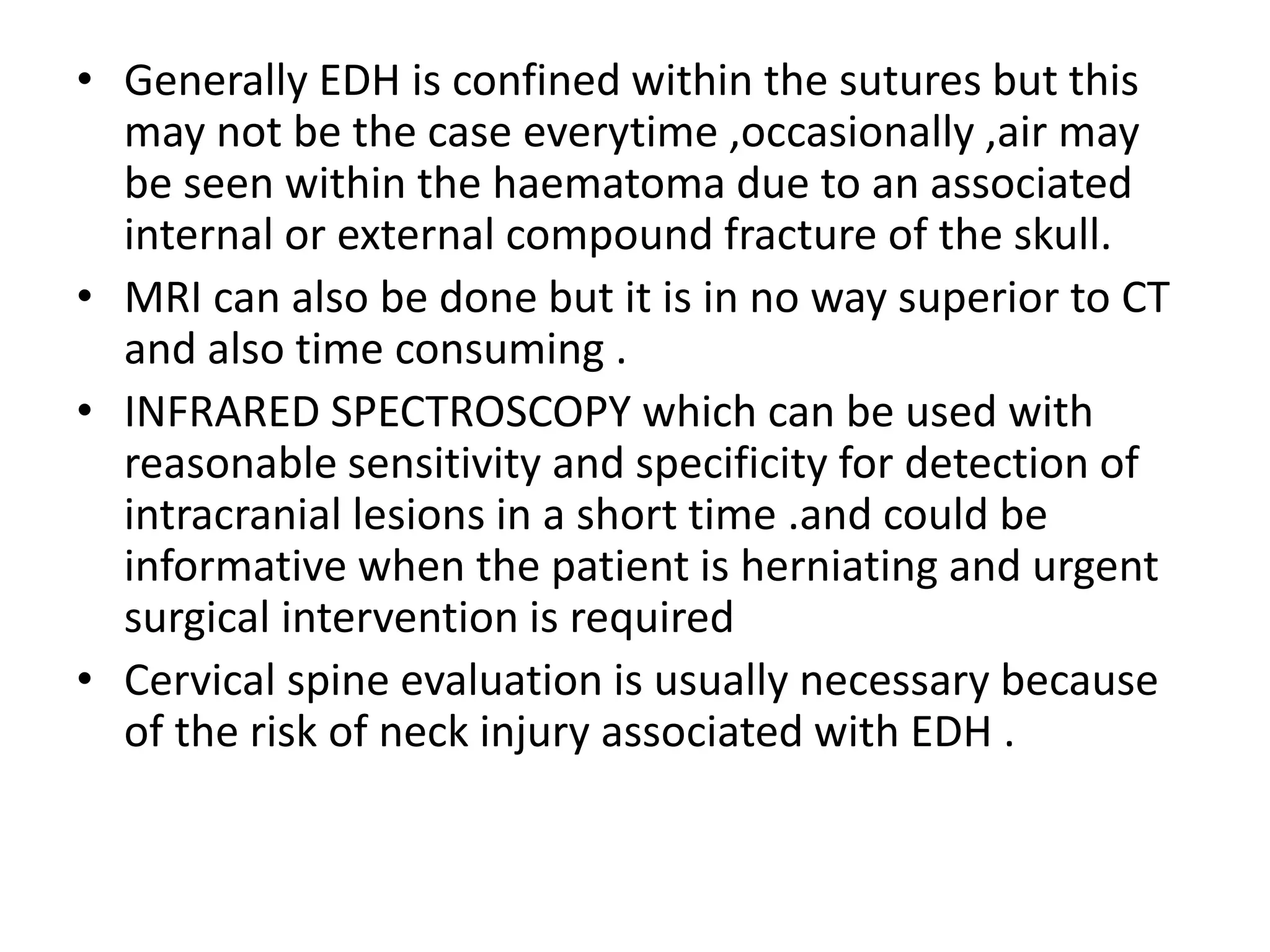Epidural haematoma extradural haemorrhage | PPTX