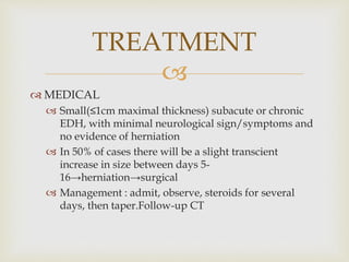 Epidural hematoma | PPTX