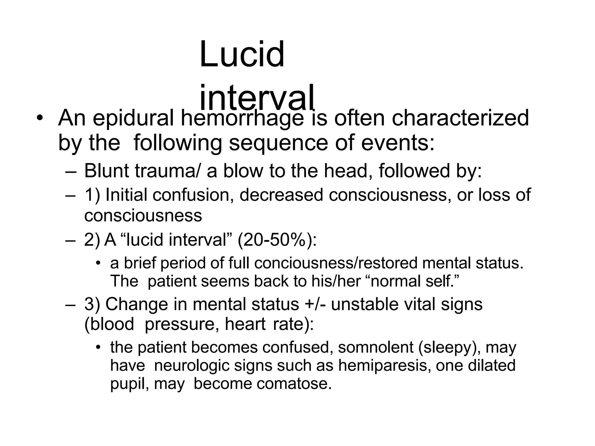 Epidural hematoma | PPTX