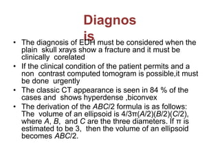 Epidural hematoma | PPTX