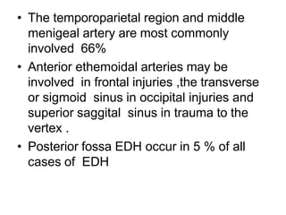 Epidural hematoma | PPTX