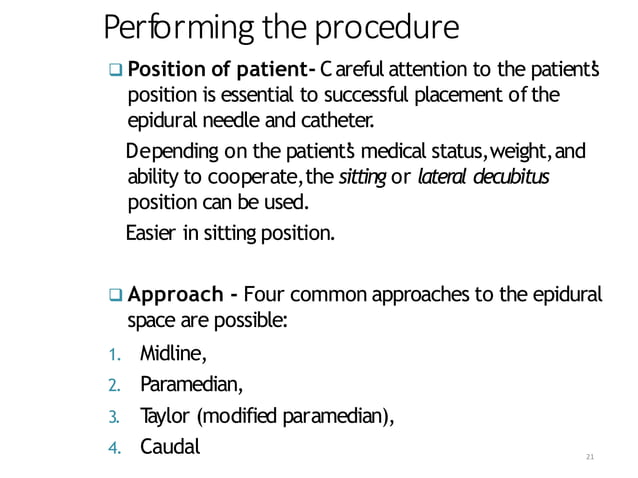 EPIDURAL PPT.pptx | First Aid | Injuries