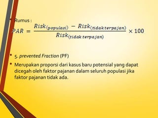 ukuran epidemiologi | PPTX