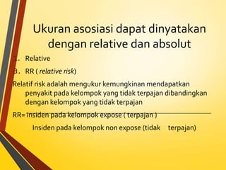 ukuran epidemiologi | PPTX