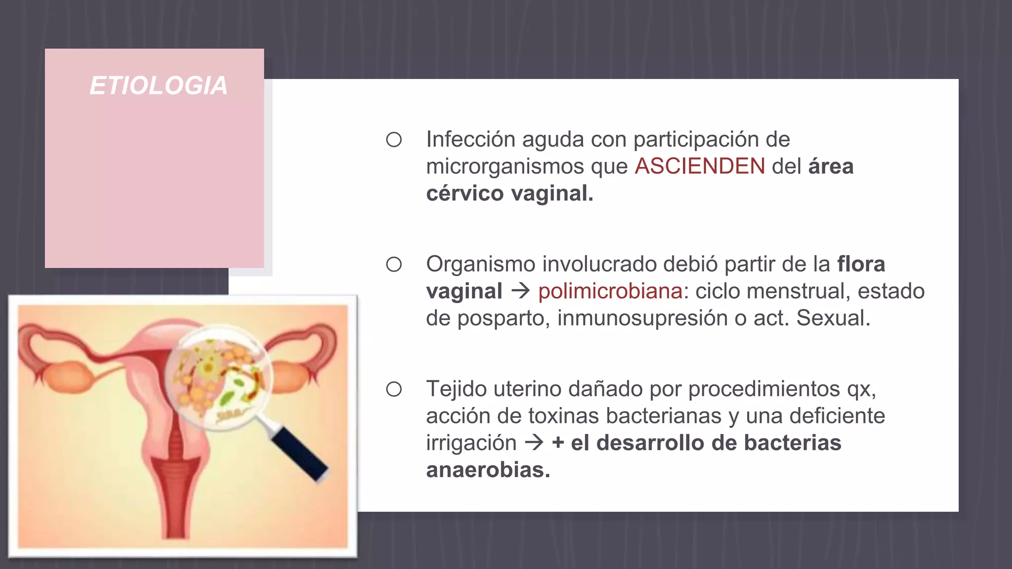 Enfermedad Pélvica Inflamatoria (EPI) | PPTX