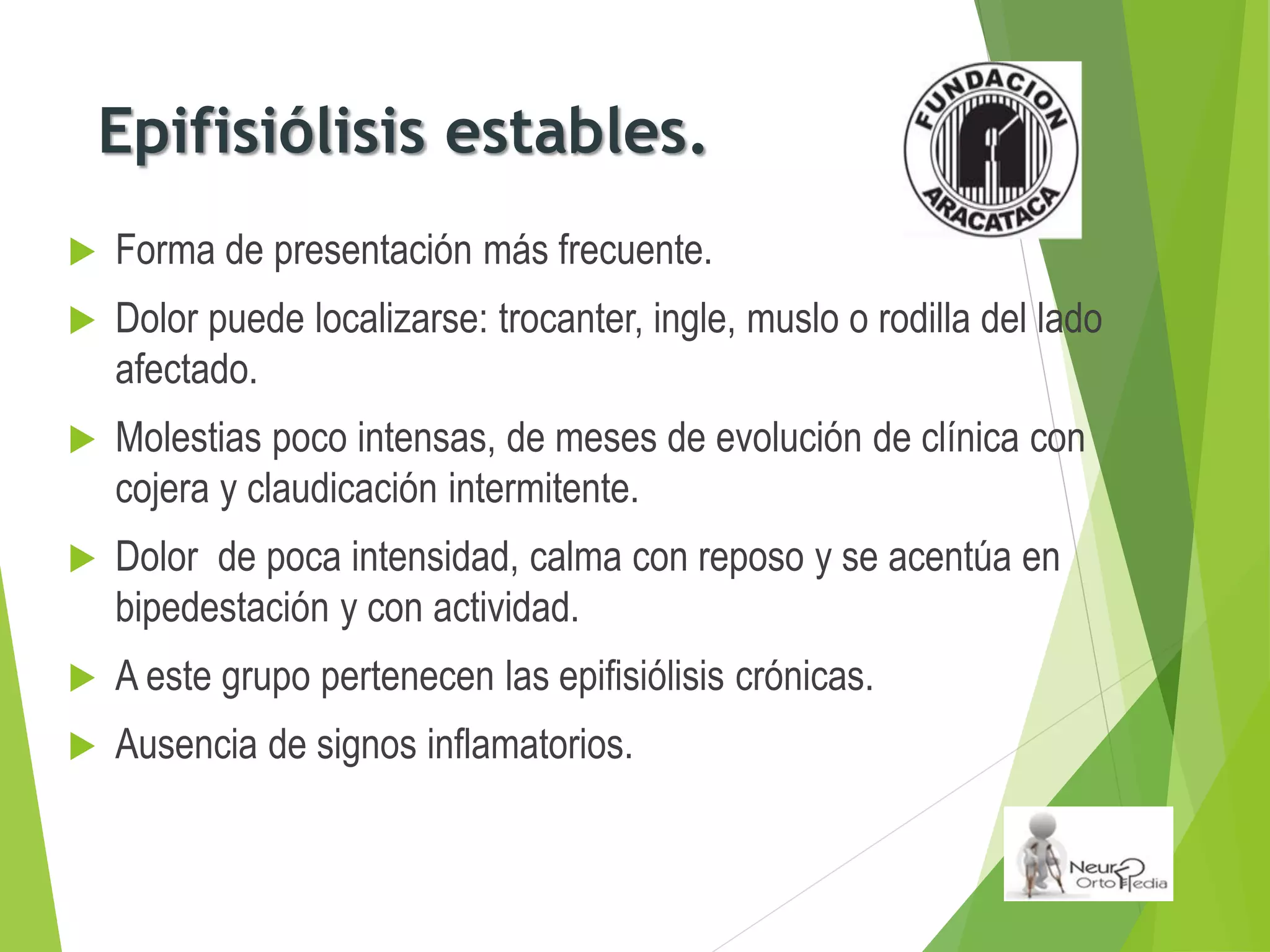 Epifisiólisis de la cabeza femoral | PPTX