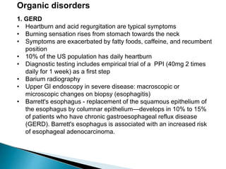 Epigastric pain differential diagnosis | PPTX