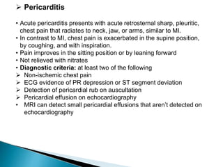 Epigastric pain differential diagnosis | PPTX