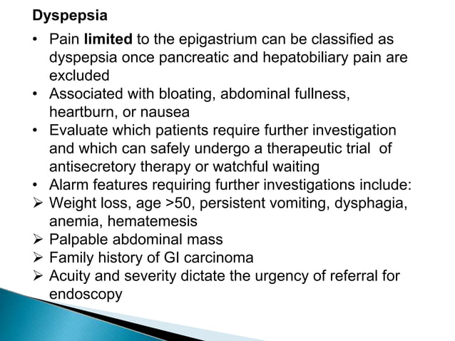 Epigastric pain differential diagnosis | PPTX | Digestive Disorders ...