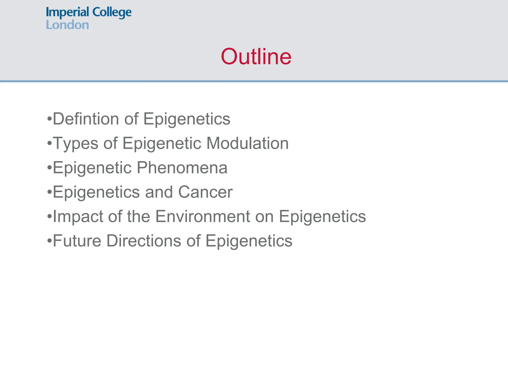 Epigenetic Mechanisms and Gene-environment interaction the role of ...