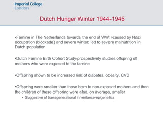 Epigenetic Mechanisms and Gene-environment interaction the role of ...