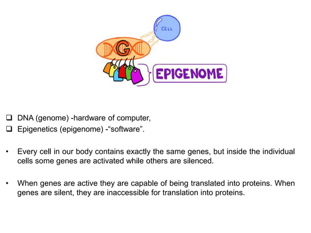 Epigenetics- Transcription regulation of gene expression | PPTX