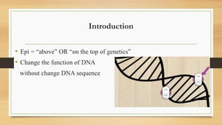 Epigenetic ppt | PPT