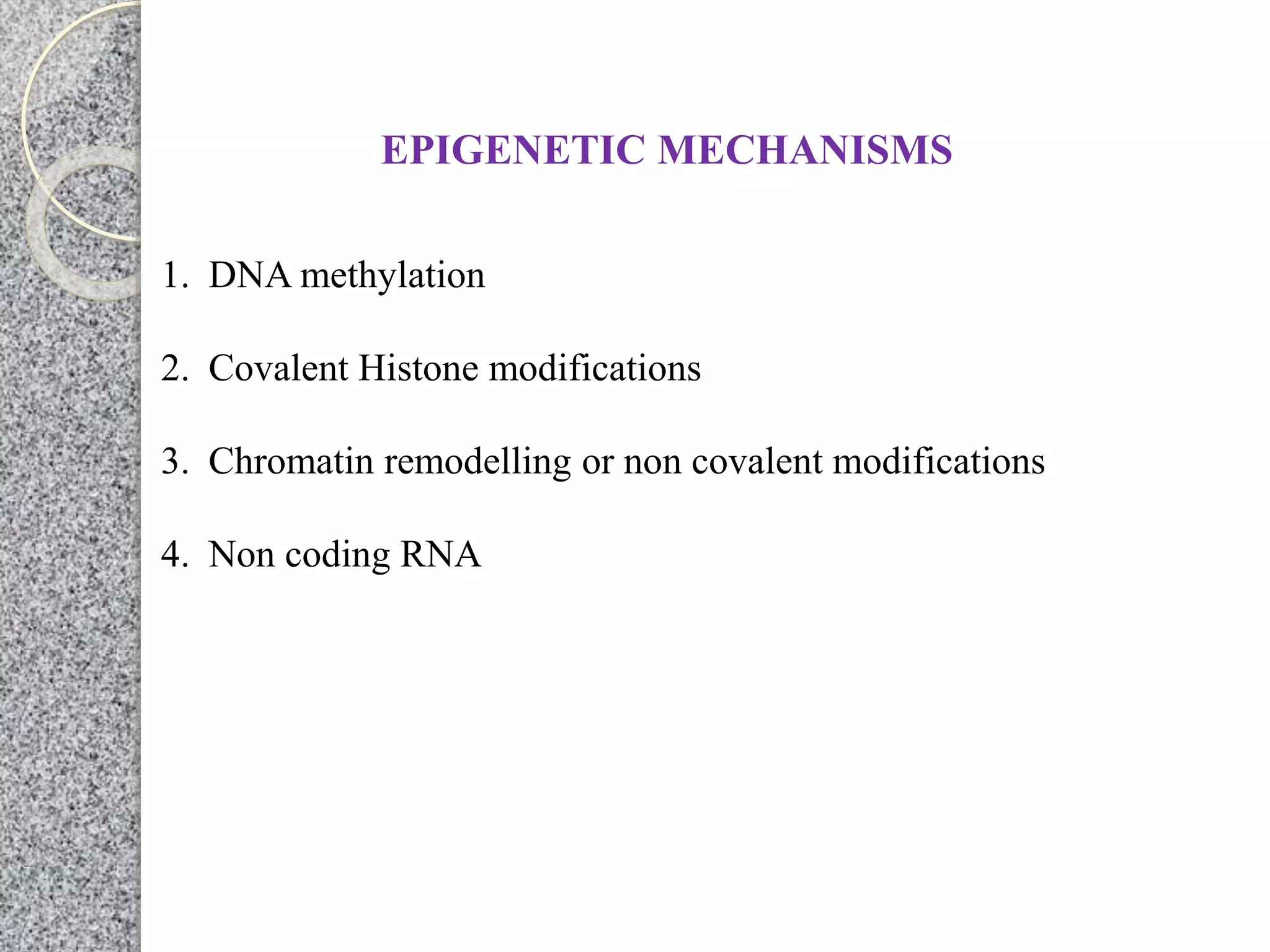 Epigenetics | PPTX