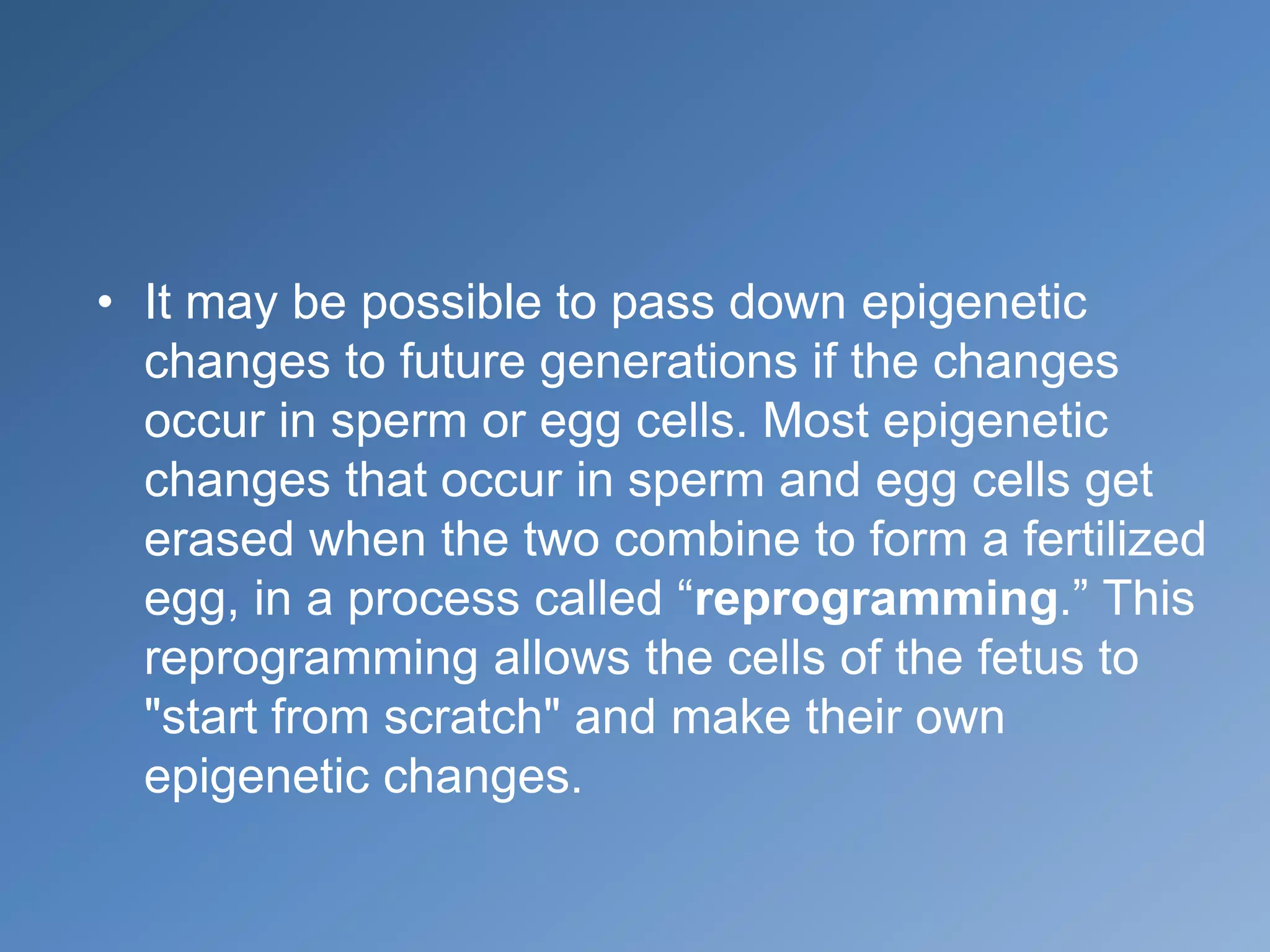 Epigenetics | PPSX