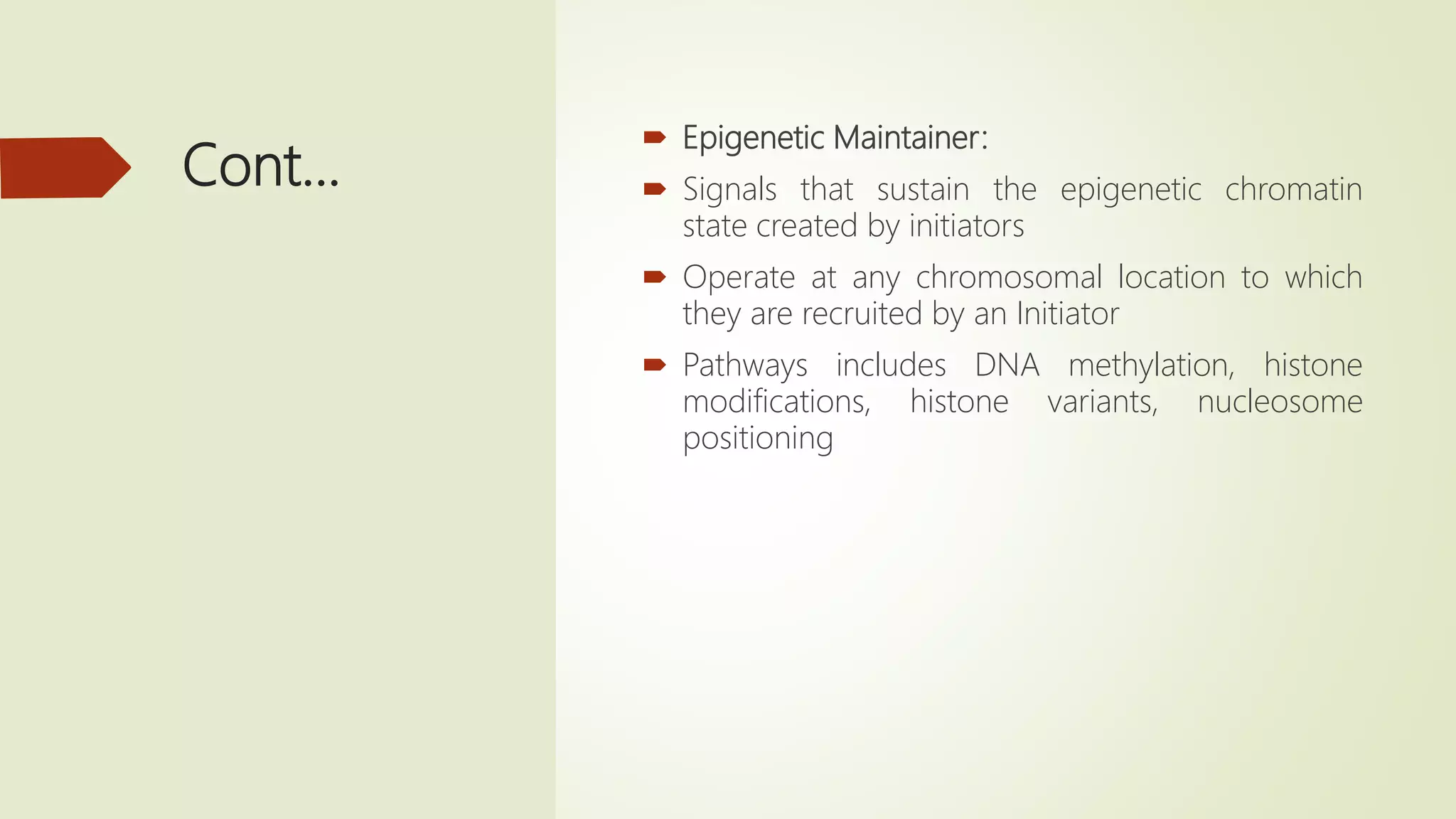 Epigenetics | PPTX
