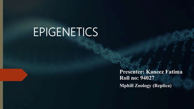 Epigenetics | PPT