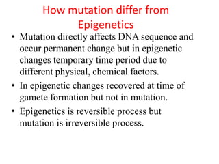 Epigenetics 12 | PPTX