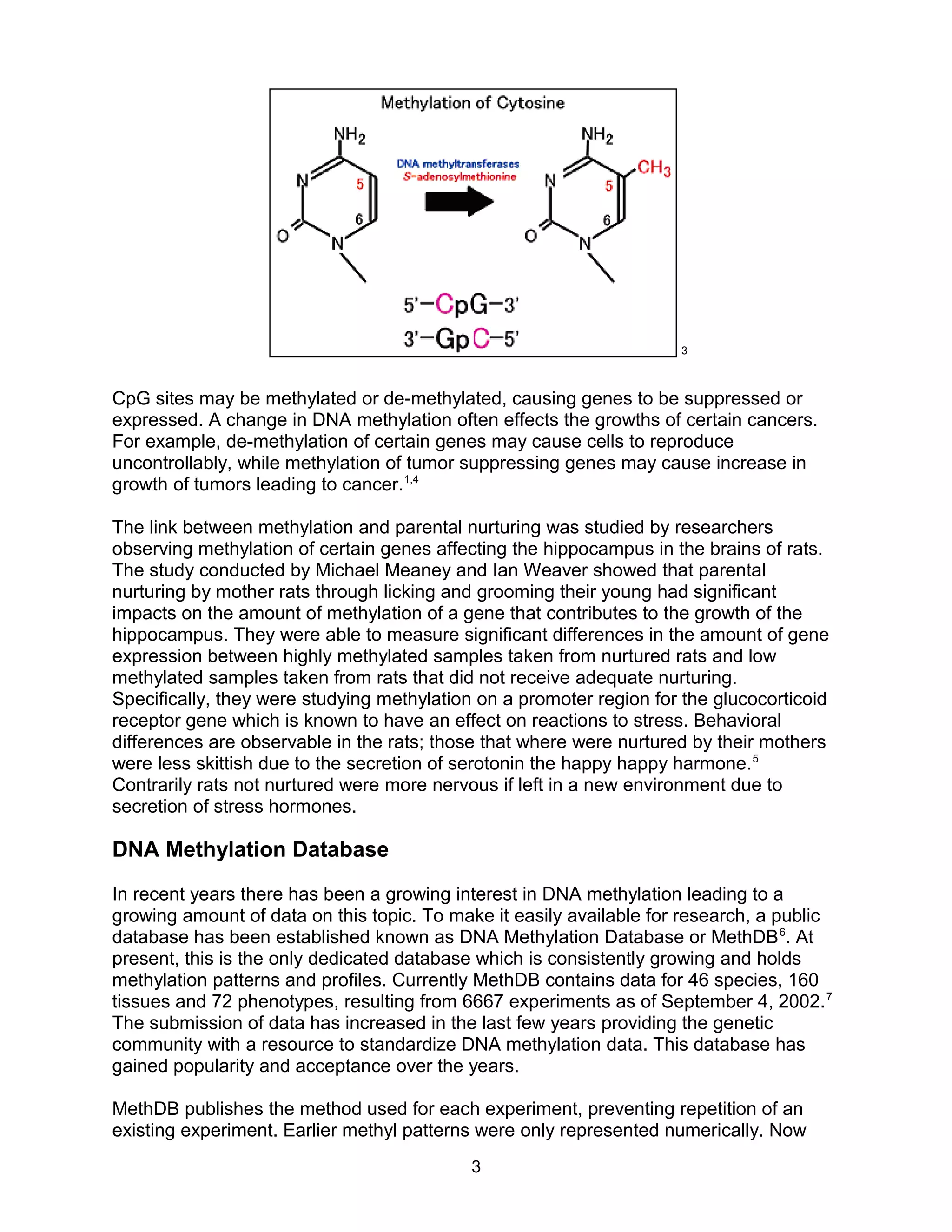 Epigeneticsand methylation | PDF
