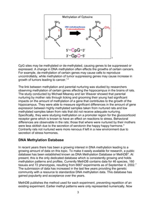 Epigeneticsand methylation | PDF