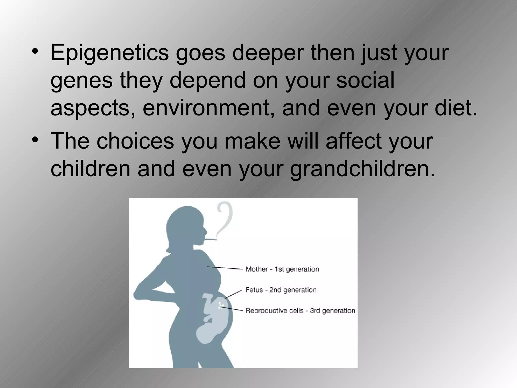 Epigenetics bio proj | PPT