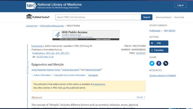 Epigenetics by Dr.Chandan, how epigenetic changes influence embryos | PPT