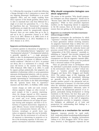 Epigenetics comparative biology | PDF